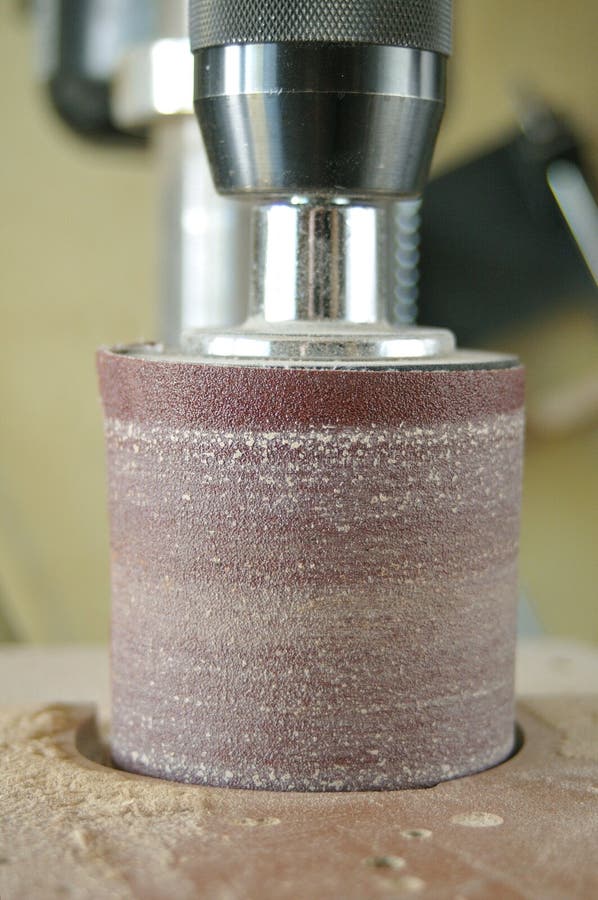 Wood sanding machine stock image. Image of surface, texture - 99935433