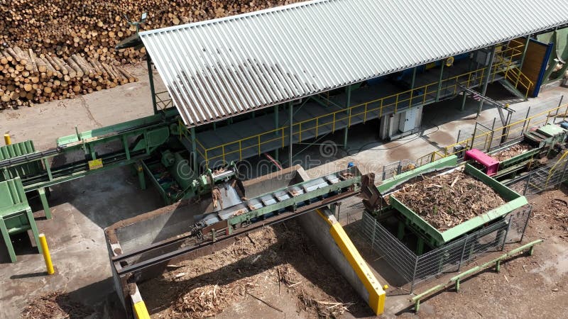 Wood Sawmill, Machinery for Processing Wood. Processing Plant Stock ...