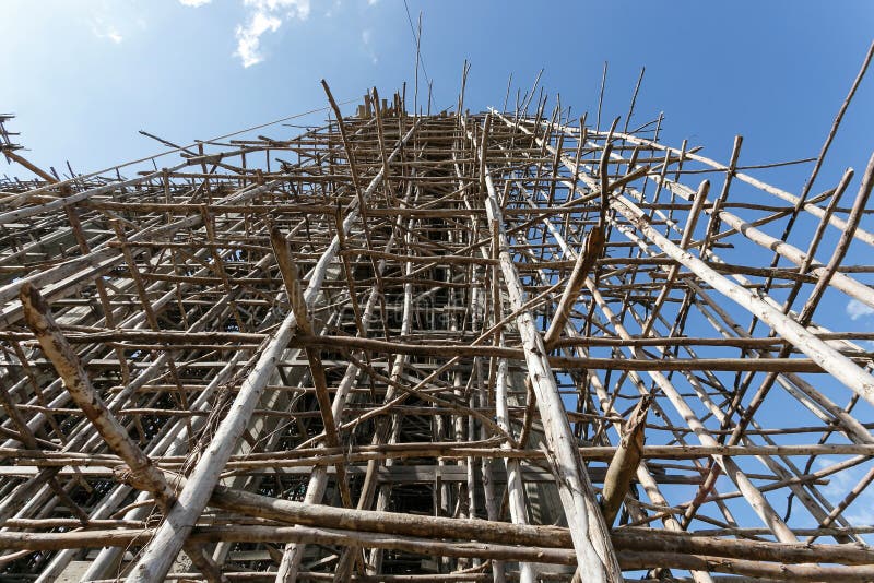 119 Wood Scaffolding Line Stock Photos - Free & Royalty-Free Stock ...