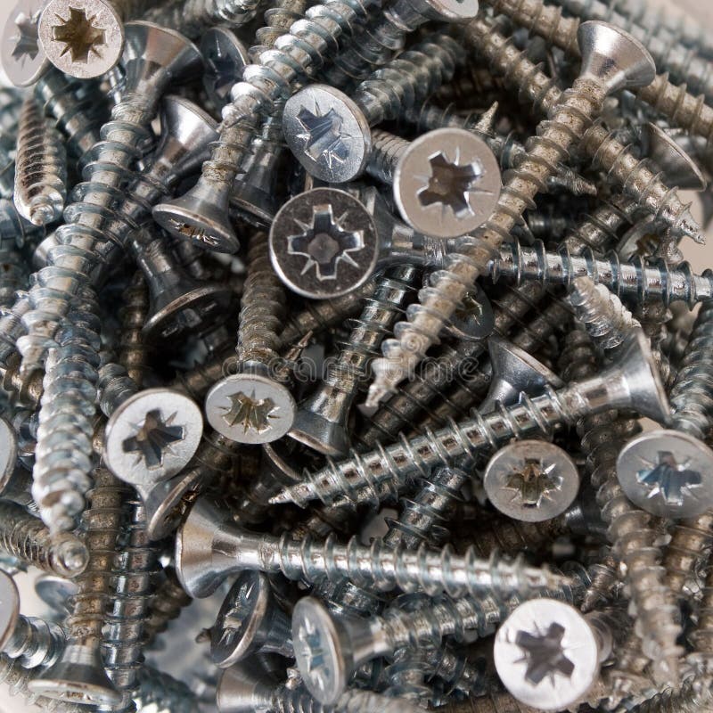 Wood screws stock photo. Image of closeup, bright, metallic - 11303016