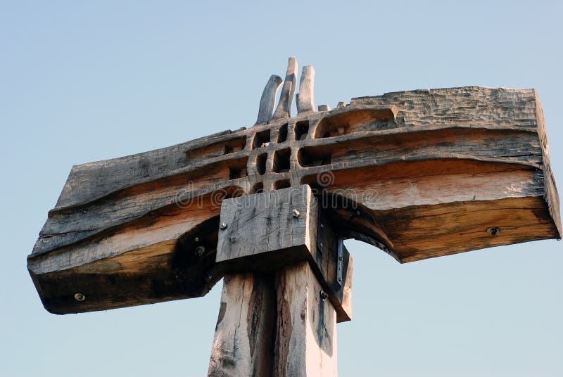 Wood sculpture stock photo. Image of addition, person - 13152946