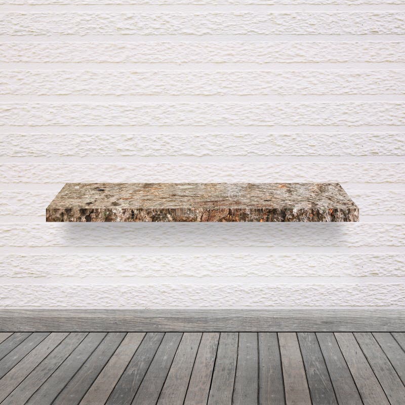 Wood Shelf for Background. Background for Product Display Concept Stock ...