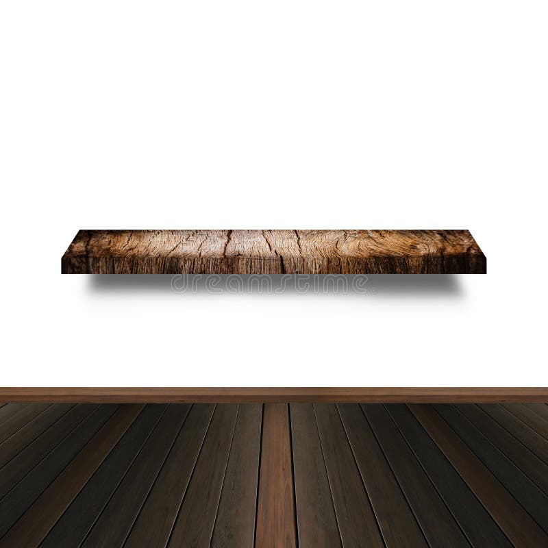 Wood Shelf for Background. Background for Product Display Concept Stock ...