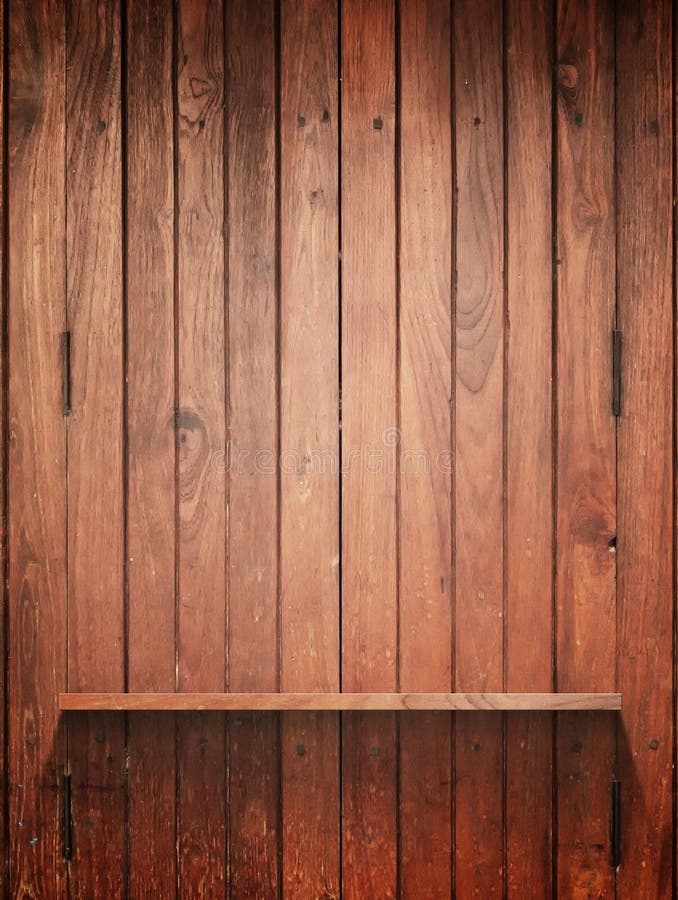 Empty wood shelf stock photo. Image of storage, retro - 19351004