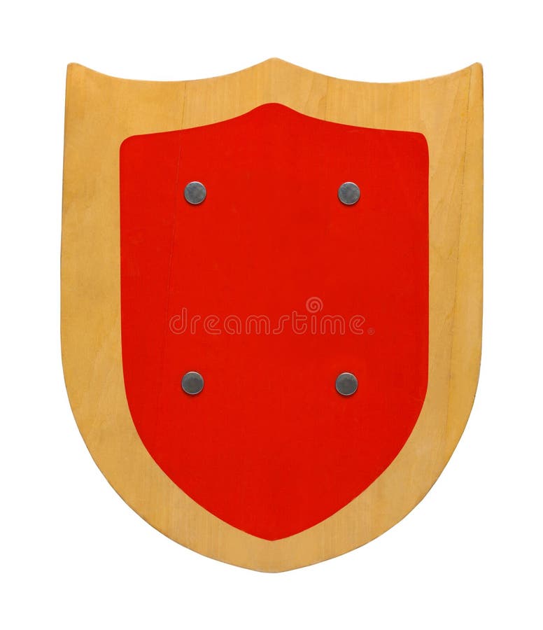 Wood Shield stock photo. Image of wood, armor, copy - 347835192