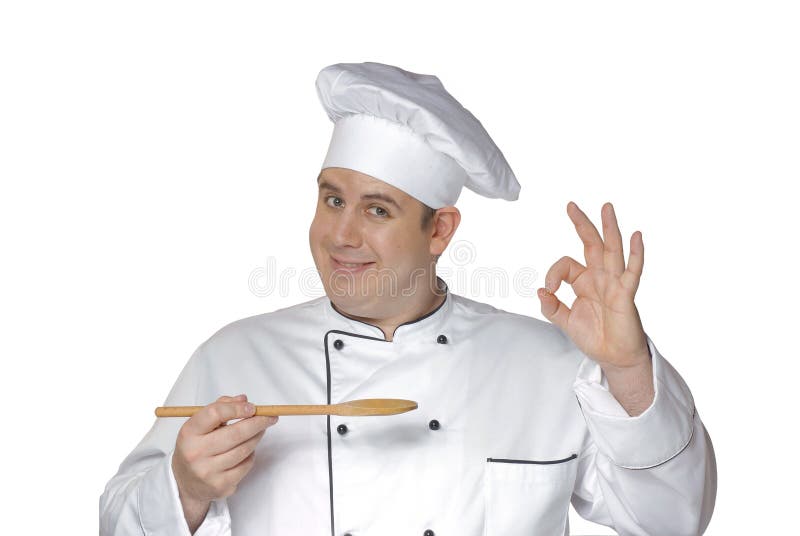 Wood spoon chef. stock photo. Image of edge, ideas, positivity - 21453796