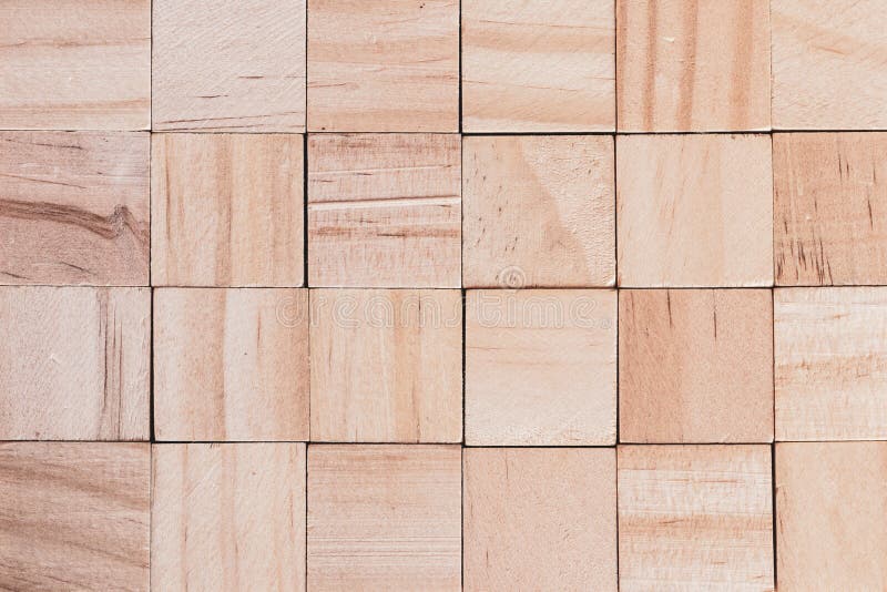 Wood Square Stack of Lumber. Seamless Texture of Wooden Blocks in ...