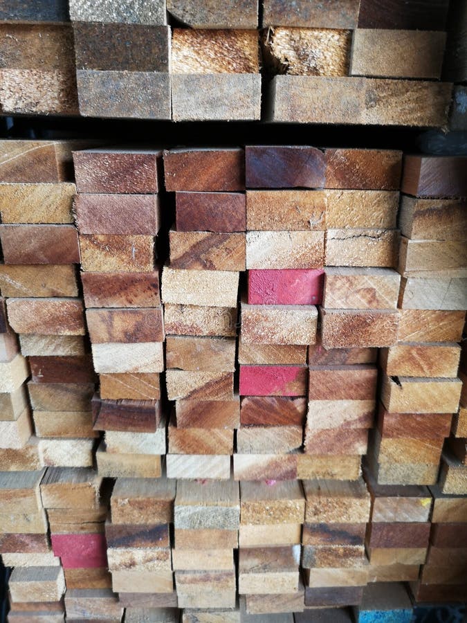 Wood Stack Stacked Together Nature Cut into Pieces for Decorating Work ...
