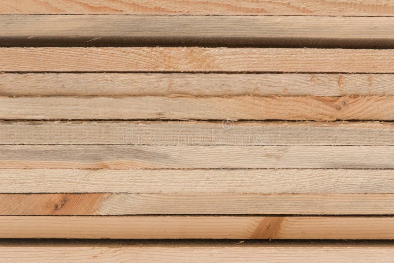 Wood Stack Storage of Timber Materials and Lumber Pile Industry Stock ...