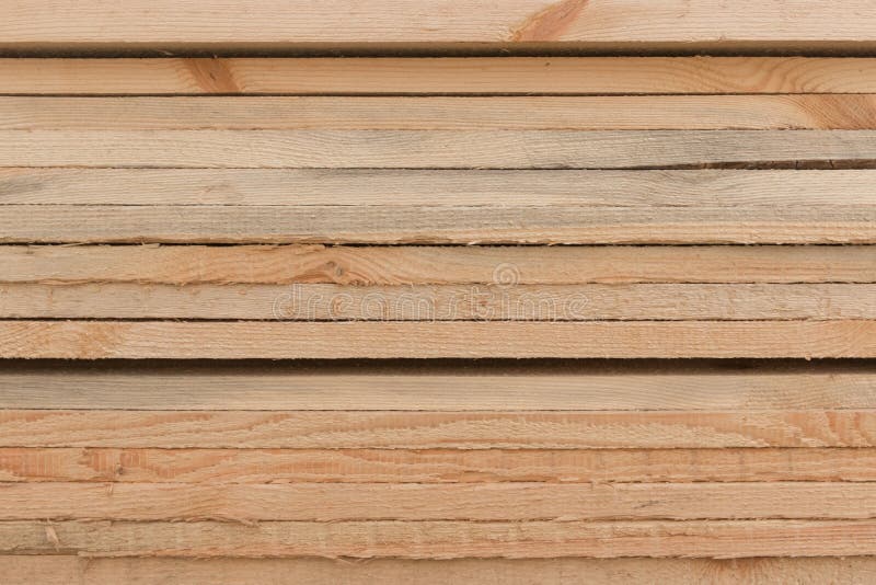 Wood Stack Storage of Timber Materials and Lumber Pile Industry Stock ...