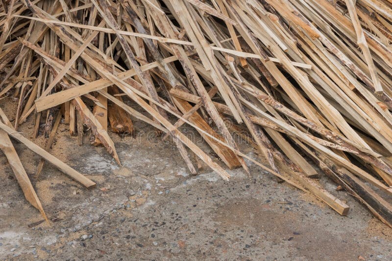 Wood Stack Storage of Timber Materials and Lumber Pile Industry Stock ...