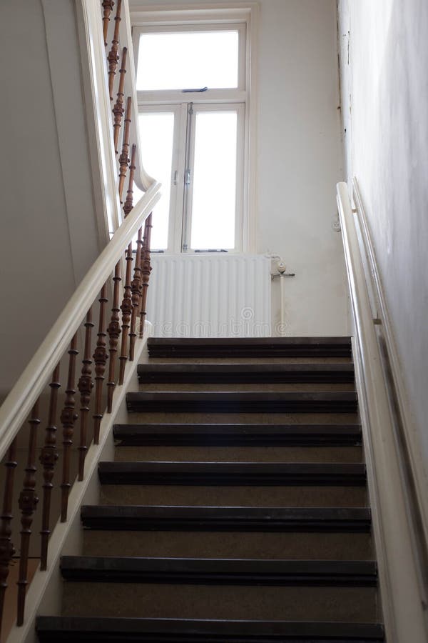 Stairs and Window of Malahide Castle & Gardens Stock Photo - Image of ...