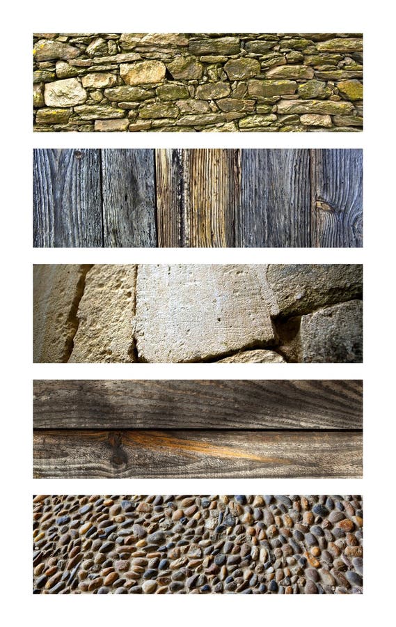 Wood and stone stock photo. Image of wall, macro, banner - 48981248