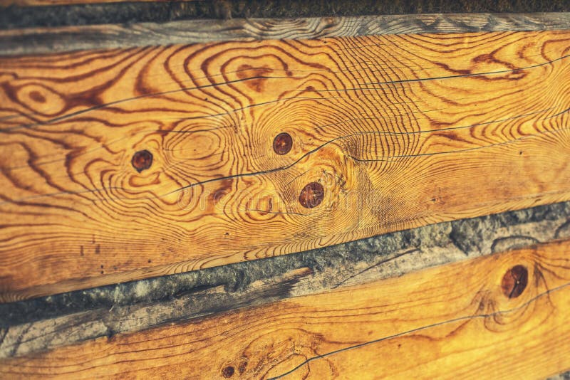 Wood Structure of a Log House. Stock Photo - Image of beam, close ...