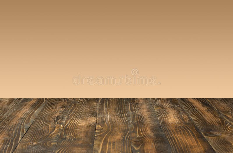 Wood Table and Abstract Background for Text or Product Space. Stock ...