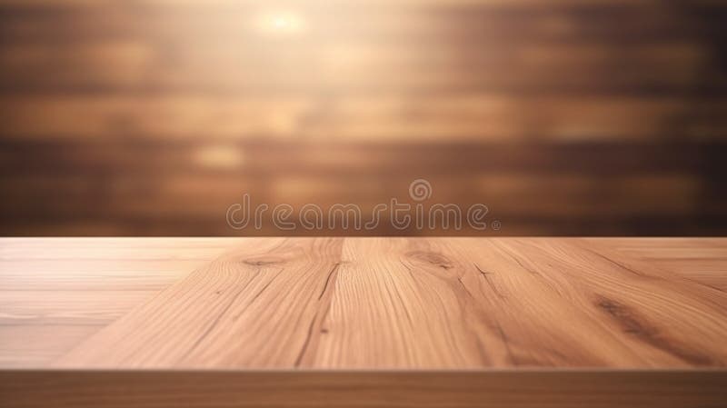 Wood Table Background Texture. Empty Space for Display Product. Parquet ...