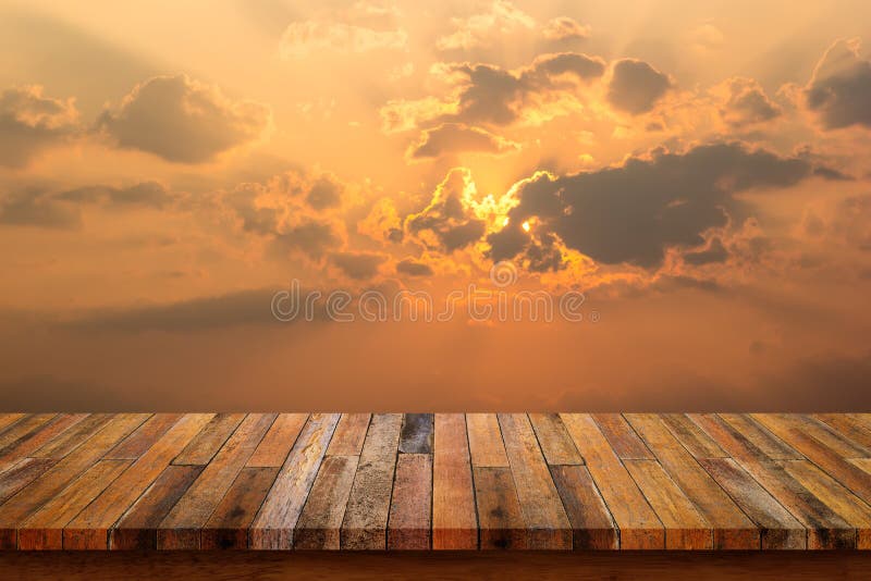 Beautiful Sky with Sunset Natural Background Stock Image - Image of ...