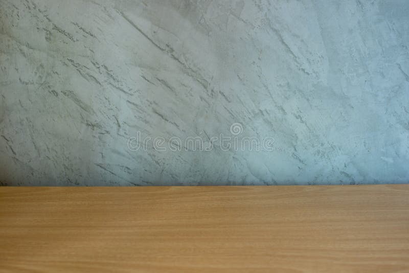 Wood Table with Loft Wall Backgroud Stock Photo - Image of business ...
