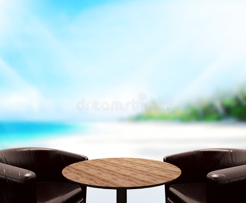 Wood Table Top Sea Background Stock Illustrations – 476 Wood Table Top ...