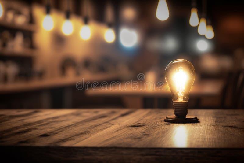 Modern Caf?? Shop Features Blank Menu Frame Mock-up on Table Stock ...