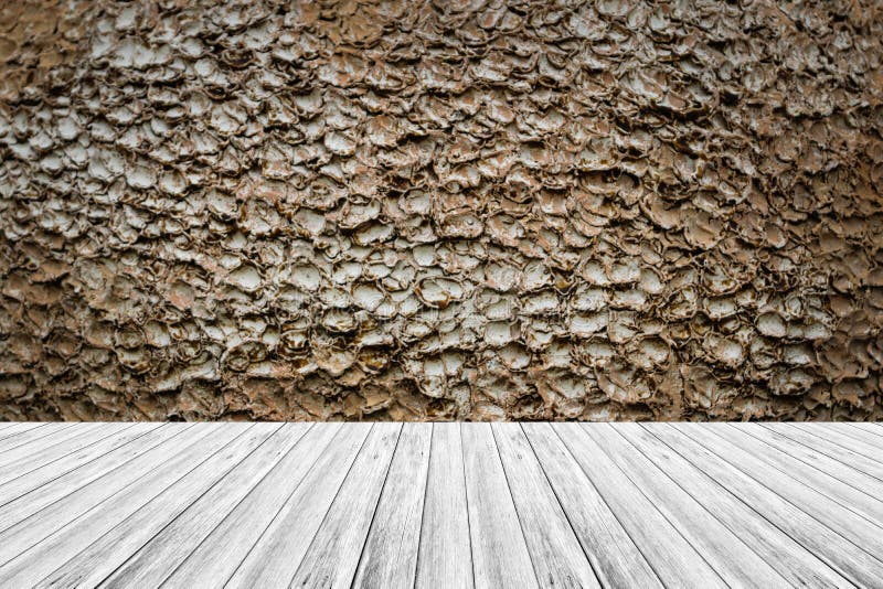 Wood Terrace and Stone Wall Texture Stock Image - Image of decoration ...