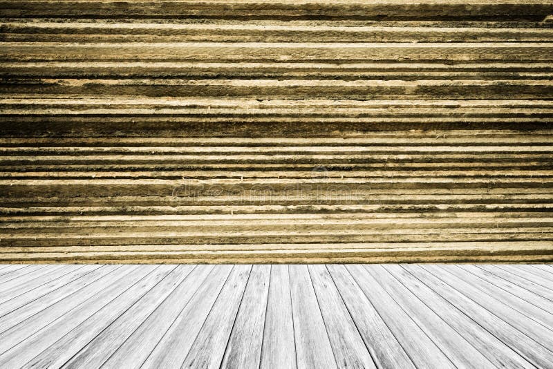 Wood Terrace and Wall Texture Vintage Style Stock Photo - Image of ...