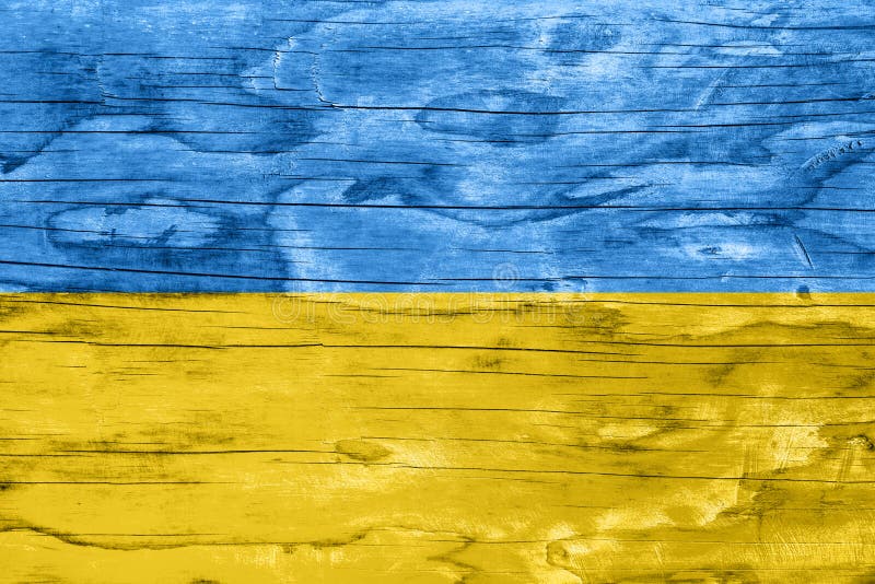 Wood Background in Ukraine Colors Flag Stock Photo - Image of ancient ...