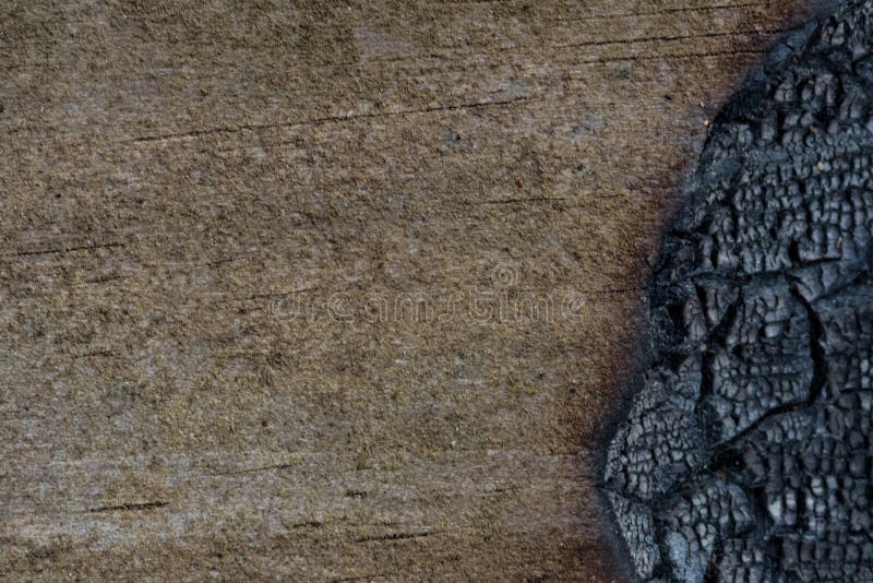 Wood Texture with Burned Right Side Stock Photo - Image of rough ...