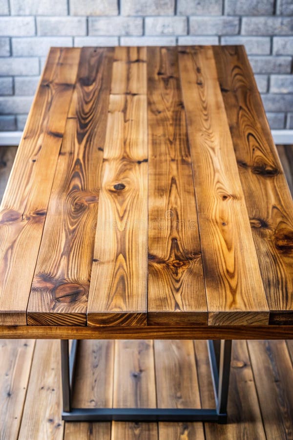 Wood Texture of Rustic Table Top Stock Illustration - Illustration of ...