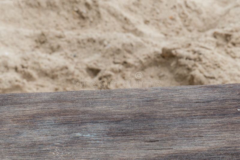 Wood Texture on Sand Background Stock Photo - Image of holiday, desk ...