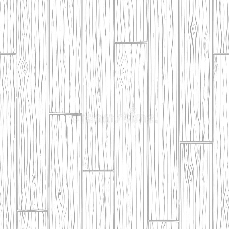 Wood Texture Seamless Background. Grey Vector Pattern. Stock Vector ...