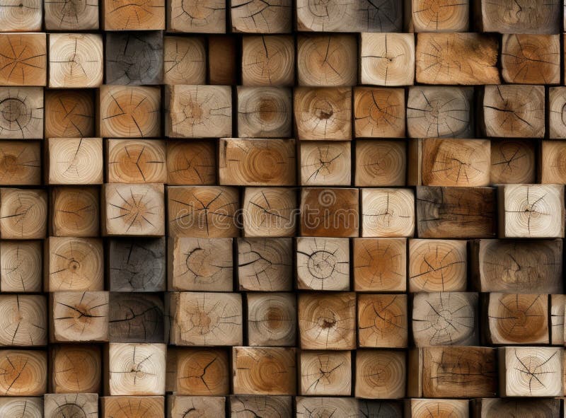 Wood Texture with Square Patterns, Background. High Quality. SEAMLESS ...