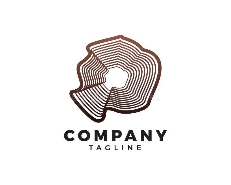 Wood Texture Symbol Logo Illustration Stock Vector - Illustration of ...