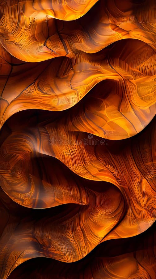 A Wood Texture with Waves and Wavy Lines Stock Photo - Image of pattern ...