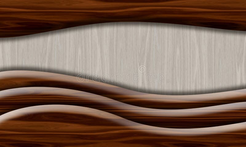 Wood Textured Background. Abstract Wave. Stock Illustration ...