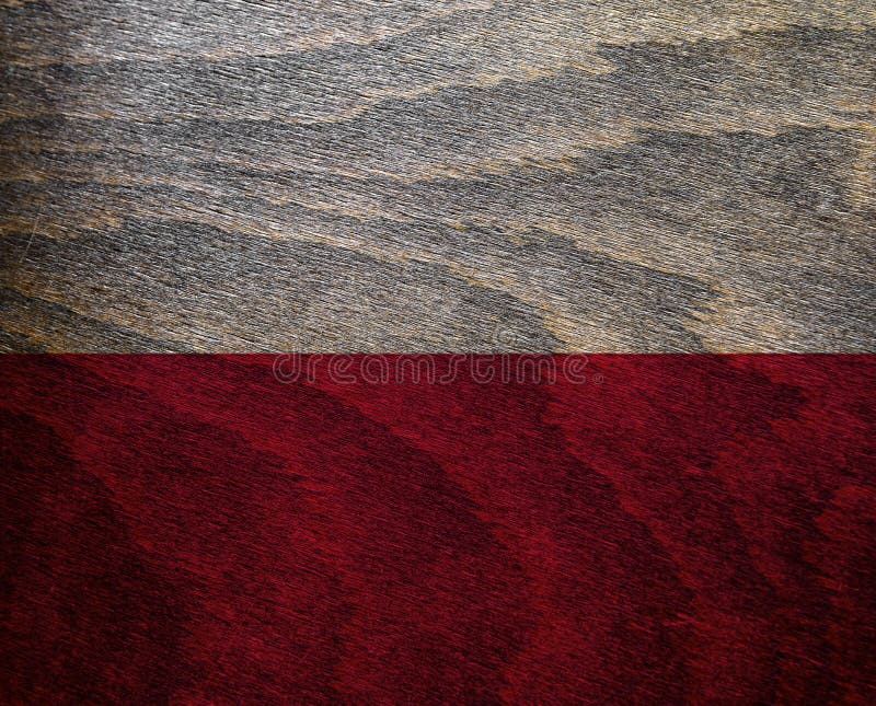Wood Textured Flag - Poland Stock Image - Image of natural, background ...