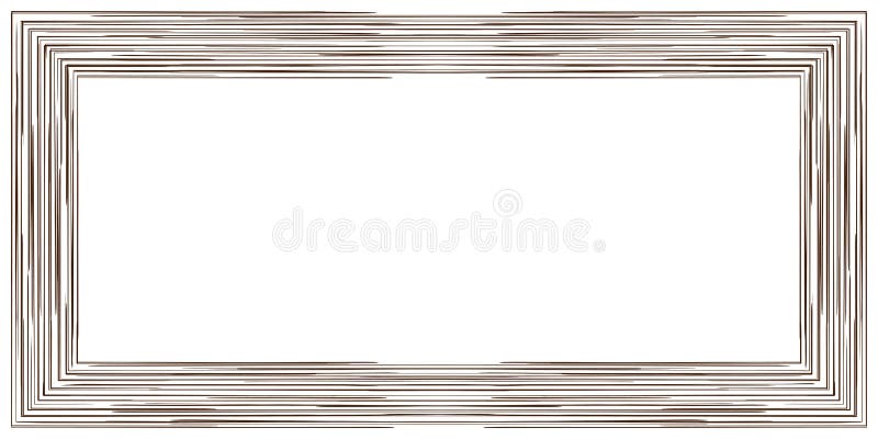 Wood Textured Rectangle Horizontal Frame Stock Vector - Illustration of ...