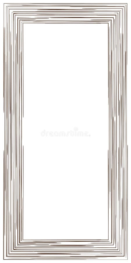 Wood Textured Rectangle Vertical Frame Stock Vector - Illustration of ...