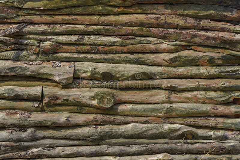 Wood Textured Surface. Wall Made of Wooden Slats Stock Image - Image of ...