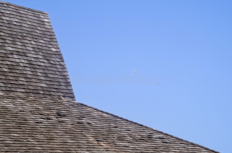 Wood tile roof stock image. Image of overlapping, tile - 45839739