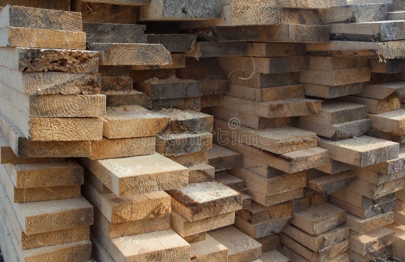 Wood Timber Construction Material Stock Image - Image of carpentry ...