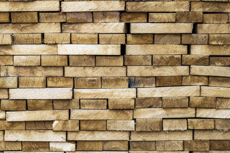 Wood Timber Construction Material Background and Texture. Stack Stock ...