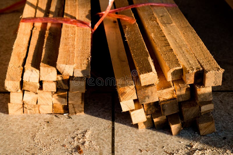 Wood Timber Construction Material Stock Image - Image of nature ...