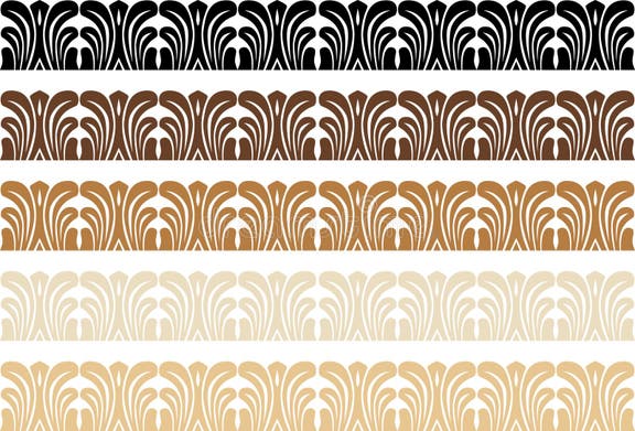 Wood Trim Pattern stock vector. Illustration of beige - 9595637