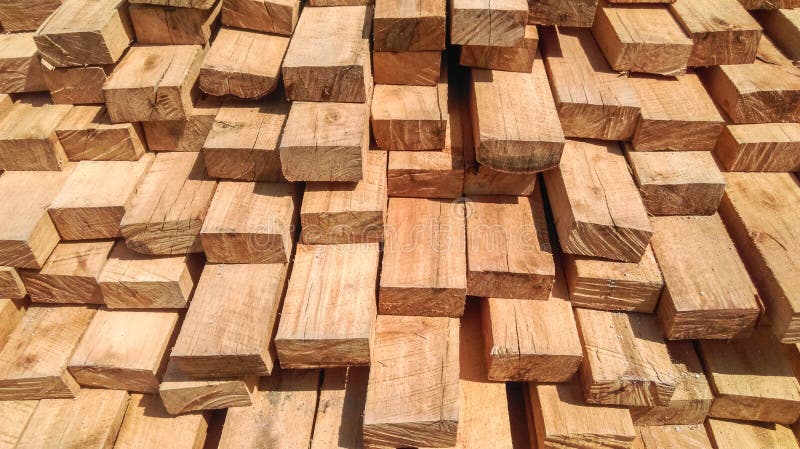 Wood used for construction stock photo. Image of prepared - 56608204
