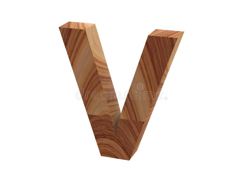 Wood Letter V Stock Illustrations – 332 Wood Letter V Stock ...