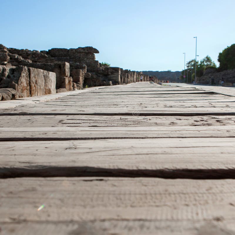 Wood walk path stock image. Image of path, grass, nature - 62199215