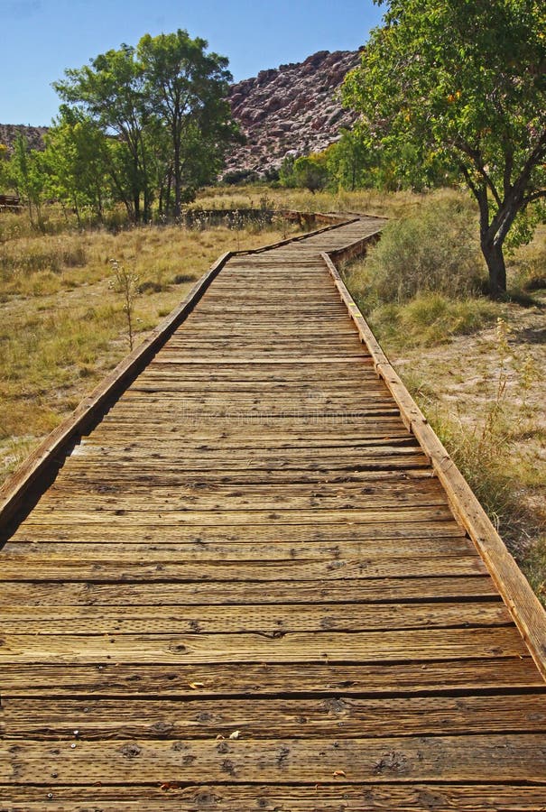 Wood Walkway stock image. Image of vintage, wood, aged - 46938765
