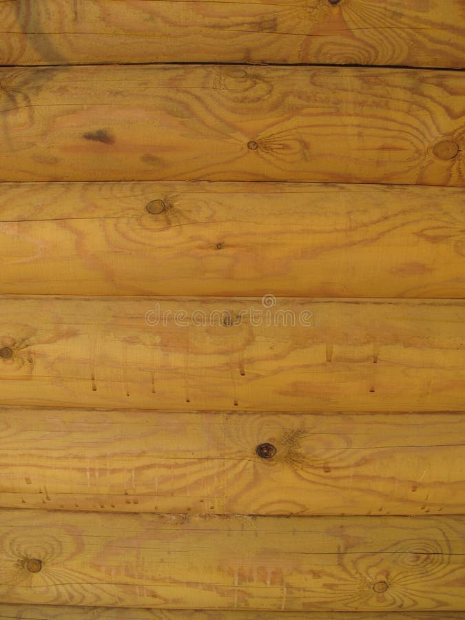 Wood Wall Made of Logs Texture Stock Photo - Image of construction ...