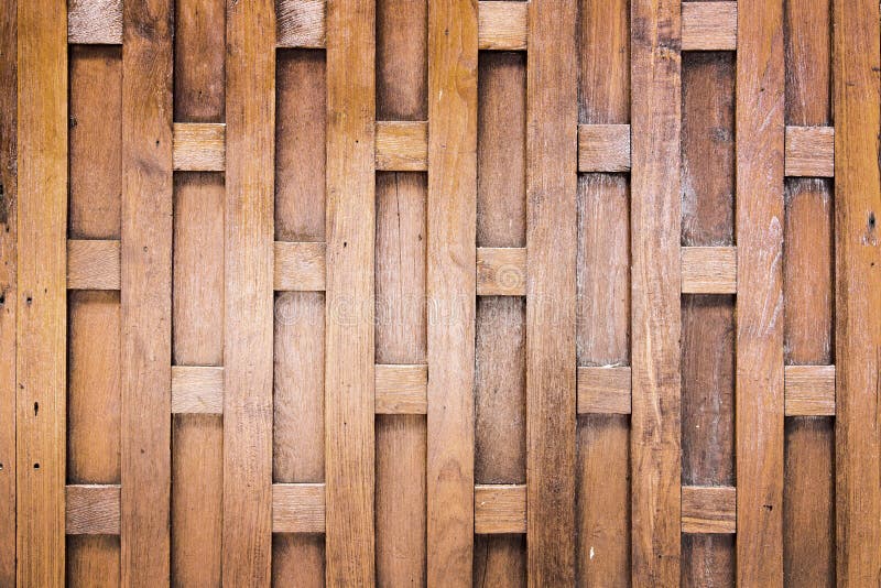 Wood Wall in Thai Pattern Exterior Stock Photo - Image of ancient ...